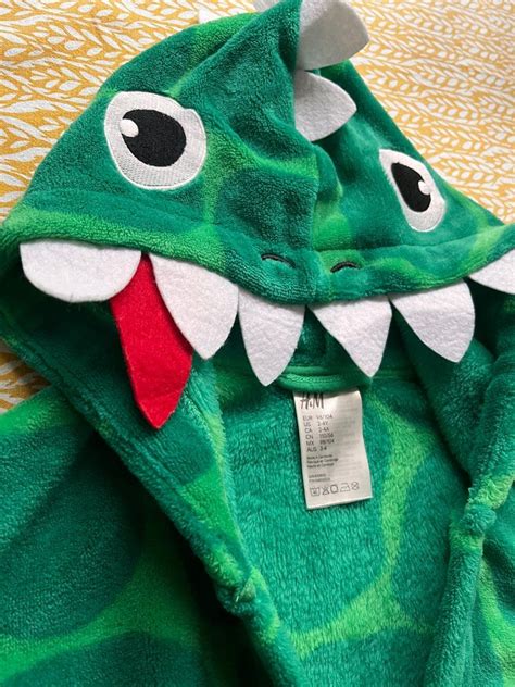 Dinosaur Bath Robe On Carousell