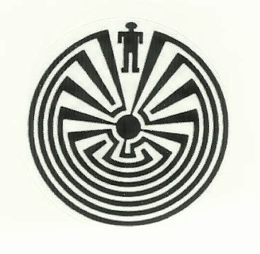 2013 Native American Man In The Maze 1 12 Decal Sticker Tohono Oodham