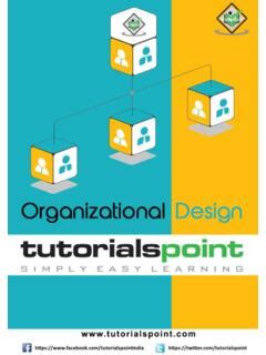 Organizational Design Tutorialspoint Organizational Design