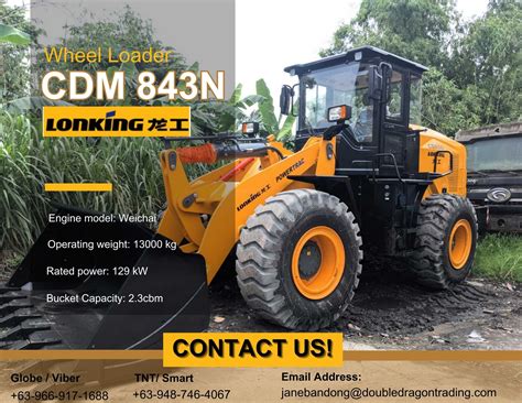 Lonking Cdm843n Wheel Loader 23 Cubic Meter