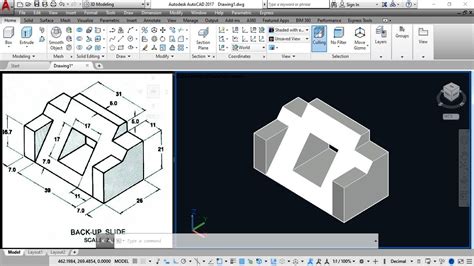 Autocad 3d Practice Drawing Exercise 28 Autocad 3d Ex