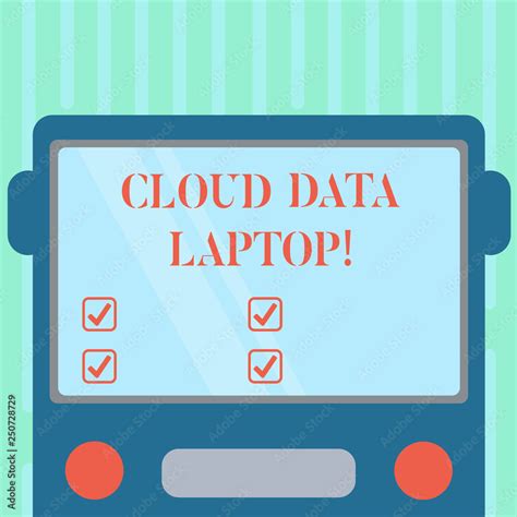 Word Writing Text Cloud Data Laptop Business Concept For Datacenter
