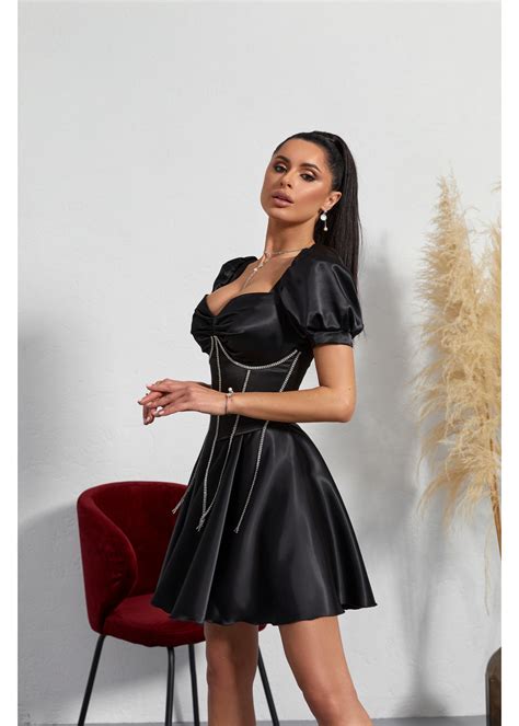 Сукня міні з корсетом