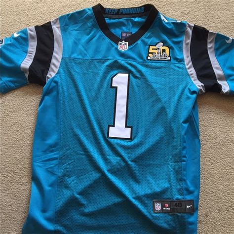 Nike Tops Cam Newton Super Bowl 5 Jersey Adult Poshmark