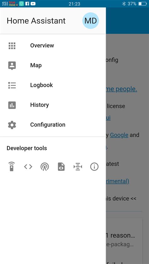 Tab Missing Configuration Home Assistant Community