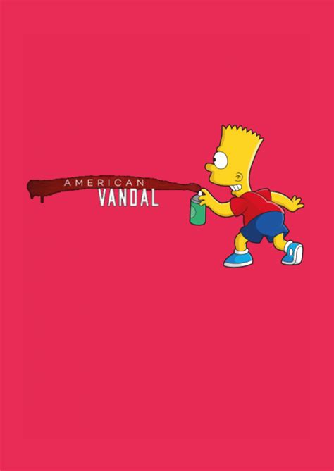 T Shirt Estonada American Vandal Bart Simpson Em Multiverso
