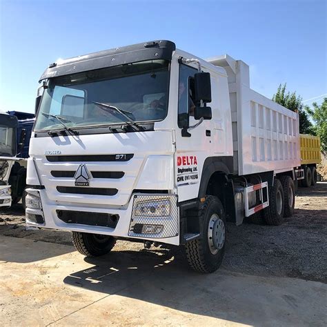 HOWO Used 6X4 Tipper Truck 371 HP 10 Wheels 30 Ton Heavy Duty Design