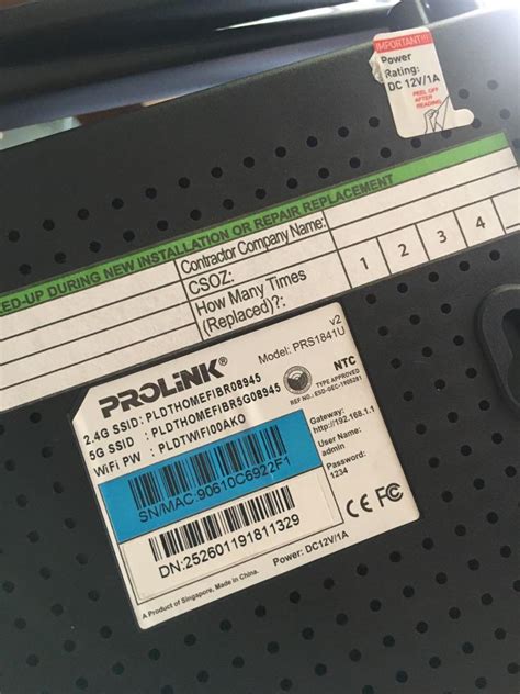 Pldt Prolink Wireless Modem Router Computers And Tech Parts And Accessories Networking On Carousell