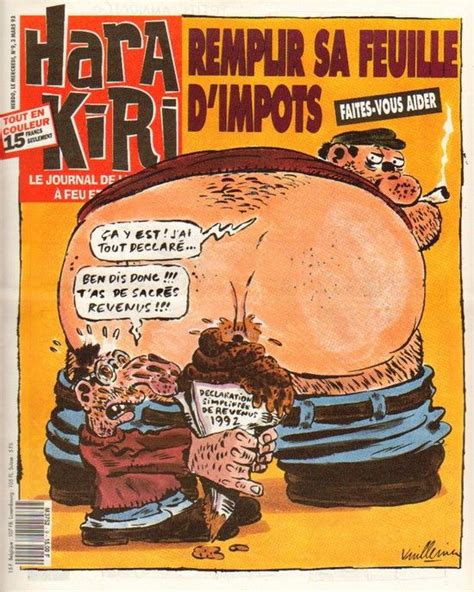 Hara Kiri La Grosse Bertha 9 3 Mars 1993 Couverture