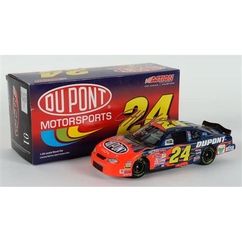 Jeff Gordon Signed Le Nascar Dupont 2001 Monte Carlo 124 Scale Diecast