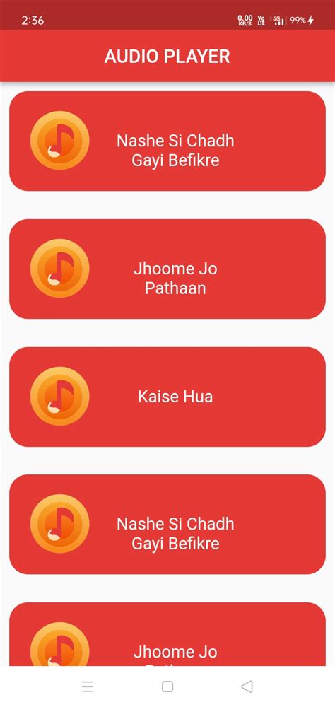 GitHub Ishikadhameliya Audio Player App