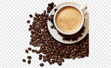 Coffee Tea Latte Cappuccino Cafe، حبوب القهوة والقهوة الناضجة، فنجان