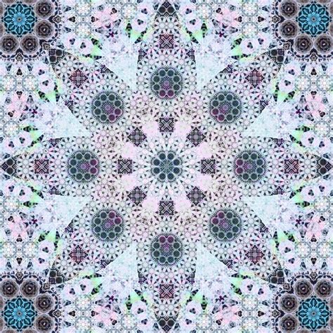 Premium Photo Seamless Square Pattern Texture Art Pattern Kaleidoscope