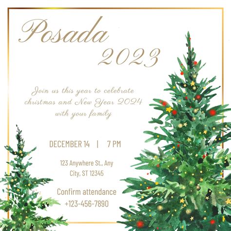 La Invitaci N Perfecta Para Tu Posada Corporativa Navide A Etsy M Xico