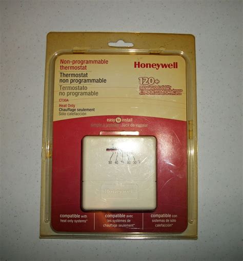 Sealed Honeywell Non Programmable Thermostat For Heat Systems