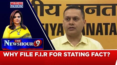 Bjp It Cell Chief Amit Malviya Booked Congress Justifies ‘rule Of Law
