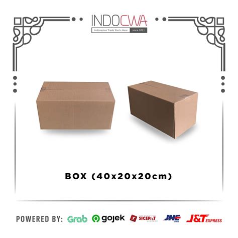 Kardus Box Karton Polos UK X X Shopee Indonesia