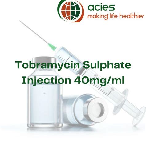 Buy Tobramycin Sulphate Injection 40mgml Online In Bulk Pharmint