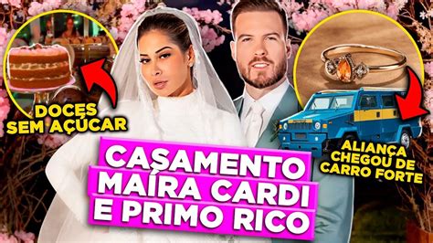 O CASAMENTO SECRETO DE MAÍRA CARDI E PRIMO RICO Diva Depressão