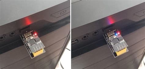 Lighting Up The Onboard LED Of The ESP 01 Board