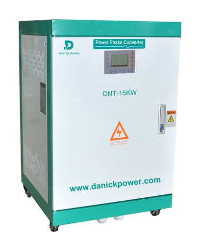 20 Hp 15kw Single Phase To Three Phase Converter 5060hz With Lcd