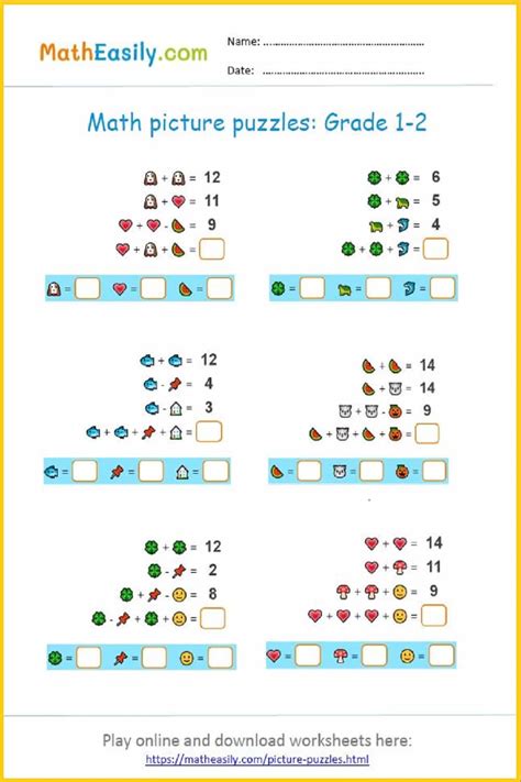 Maths Puzzles With Answers Logical And Fun Math Puzzle For G