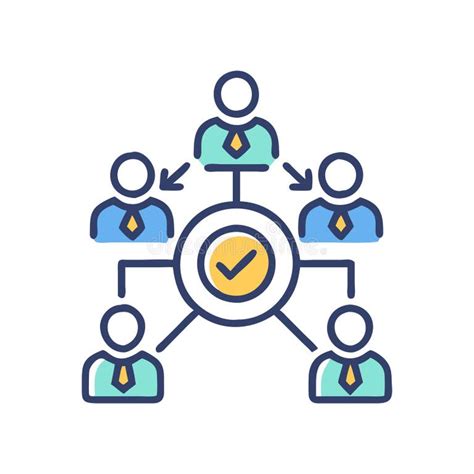 Corporate Accountability Framework Visual Icon Stock Vector