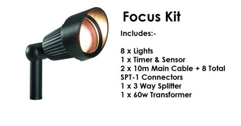 Techmar Focus Starter Set With Timer 8 Lights