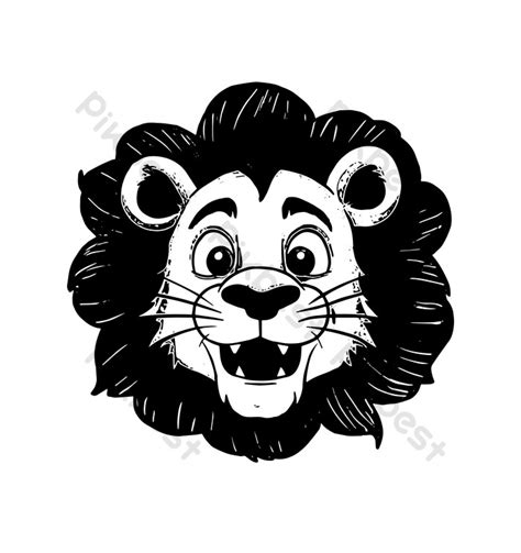 Lion Silhouette Icon Side View Symbol Of Courage Bravery Png Images