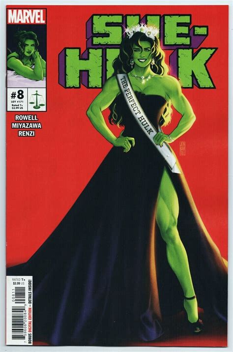 2022 Marvel She Hulk Jen Bartel Cover 8 Etsy