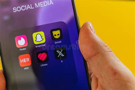 03 26 25 Lviv Ukraine Exploring Various Social Media Apps On A Smartphone Screen Editorial Stock