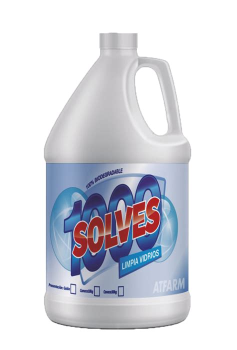 Solves 1000 Limpiador De Vidrios Atfarm