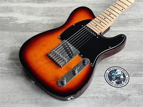 2014 Agile T 727 7 String Baritone Telecaster Brown Reverb