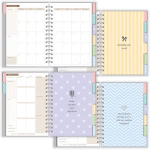 Planner Permanente Riscadinho M Fina Ideia Laranja Lima Papelaria