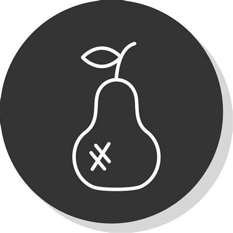 Pears Line Shadow Circle Icon Design 43919325 Vector Art At Vecteezy