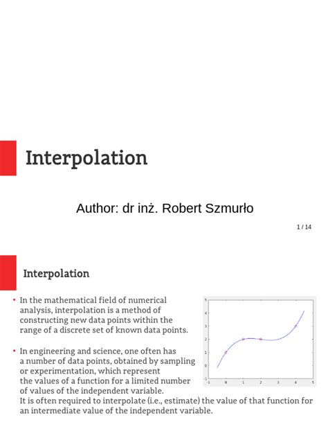 01 interpolation 1 pdf interpolation polynomial