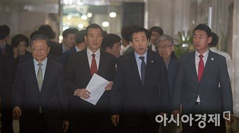 포토 바른정당 탈당 선언한 비 유승민계 의원들 아시아경제