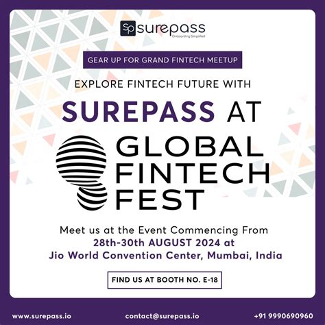 Surepass Technologies On Linkedin Globalfintechfest2024 Fintech Surepass Innovation