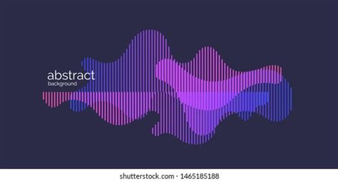Abstract Element Dynamic Linear Waves Vector Stock Vector Royalty Free 1417913237 Shutterstock
