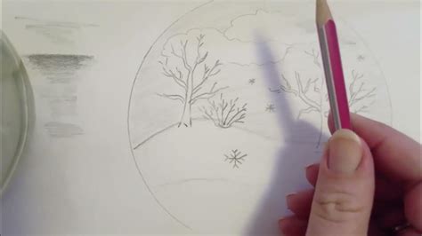 Малюємо дерево простим олівцем Youtube
