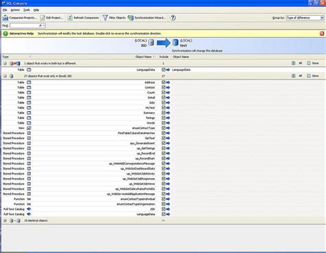 Database Comparison Tools Redgate SQL Compare Review