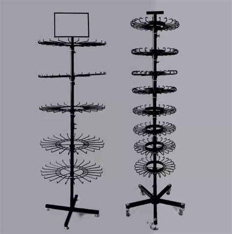 360 degree rotating display rack 7 layers jewelry shelf