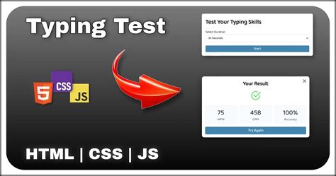 How To Build A Typing Speed Test App Using Html Css Js