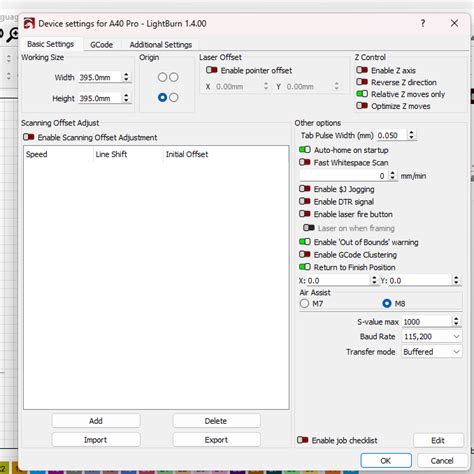 Hard Limit Error Atom Stack A40 Atomstack Lightburn Software Forum