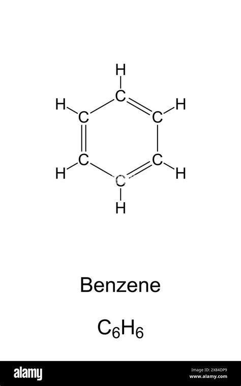 Benzene C6H6 Chemical Formula And Skeletal Structure Organic
