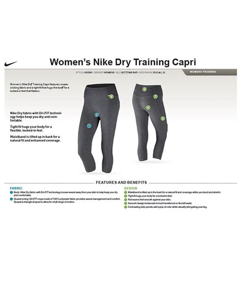 Nike Legend Dri Fit Cotton Blend Capri Leggings And Reviews Pants