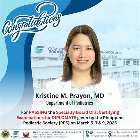 Gov Celestino Gallares Memorial Medical Center 𝘾𝙊𝙉𝙂𝙍𝘼𝙏𝙐𝙇𝘼𝙏𝙄𝙊𝙉𝙎 🎖