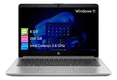 Notebook G Color Plateado Gb De Ram Gb Ssd Intel Celeron Mercadolibre