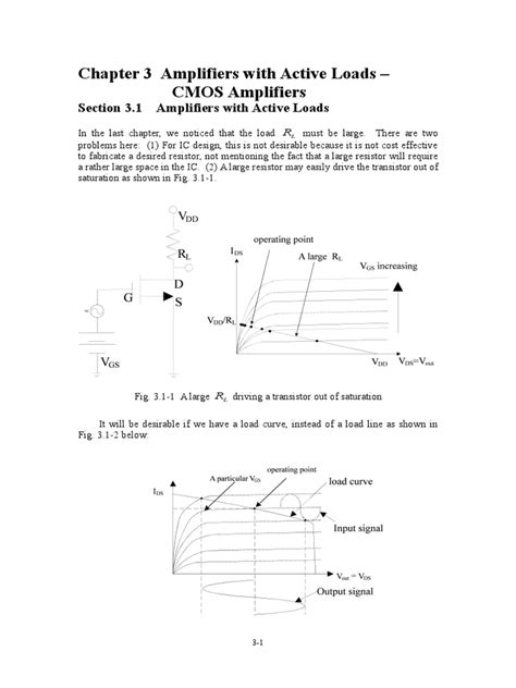 Chapter 3 Analog Pdf Field Effect Transistor Cmos