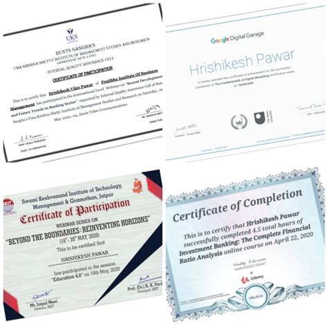 Hrishikesh Pawar On Linkedin Finally Completed 4 Certifications All This Certification Courses Has